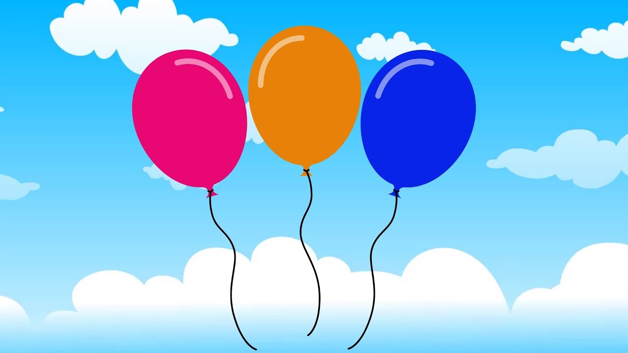 Learn Colors With Balloons | English Vocabulary For Kids - YouTube