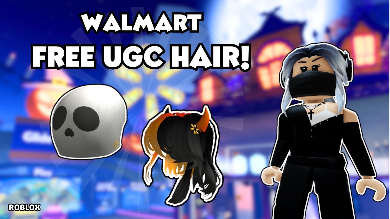 Free UGC Hair! How To Get Nightmare Hair & Ghost Buzz Cut in Walmart ...