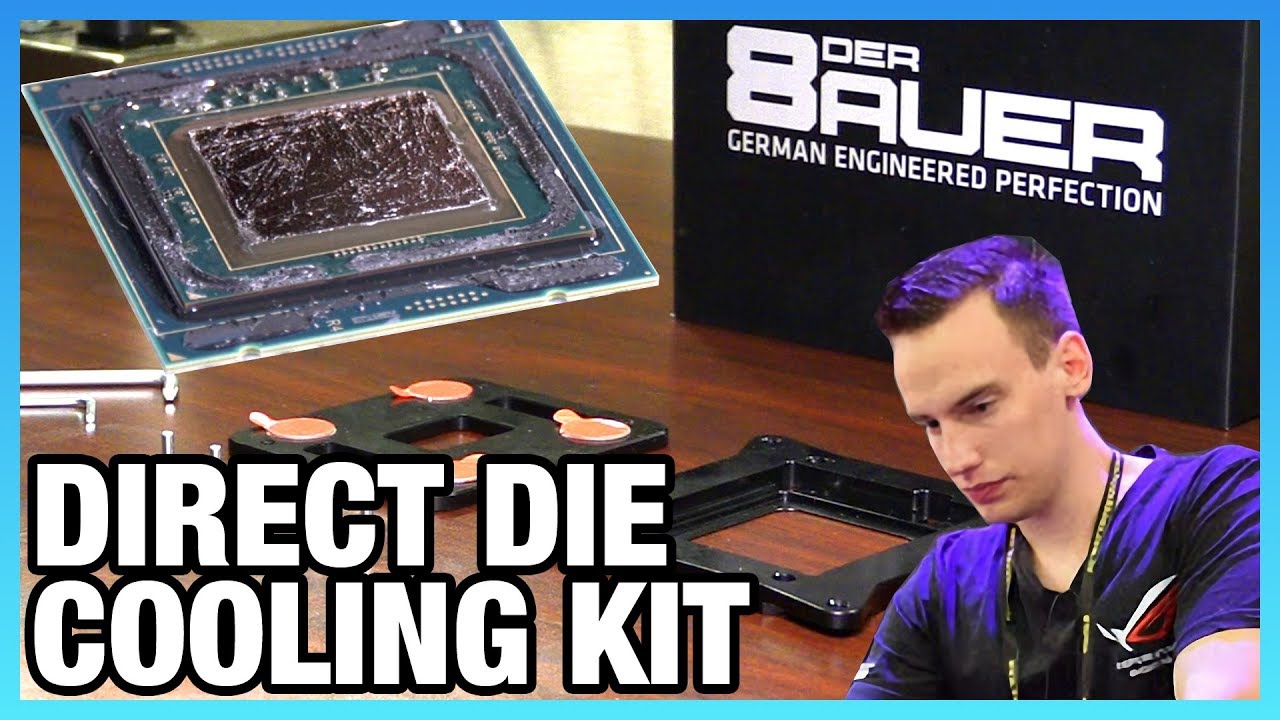 Direct Die CPU Cooling Bracket - No More IHS - YouTube