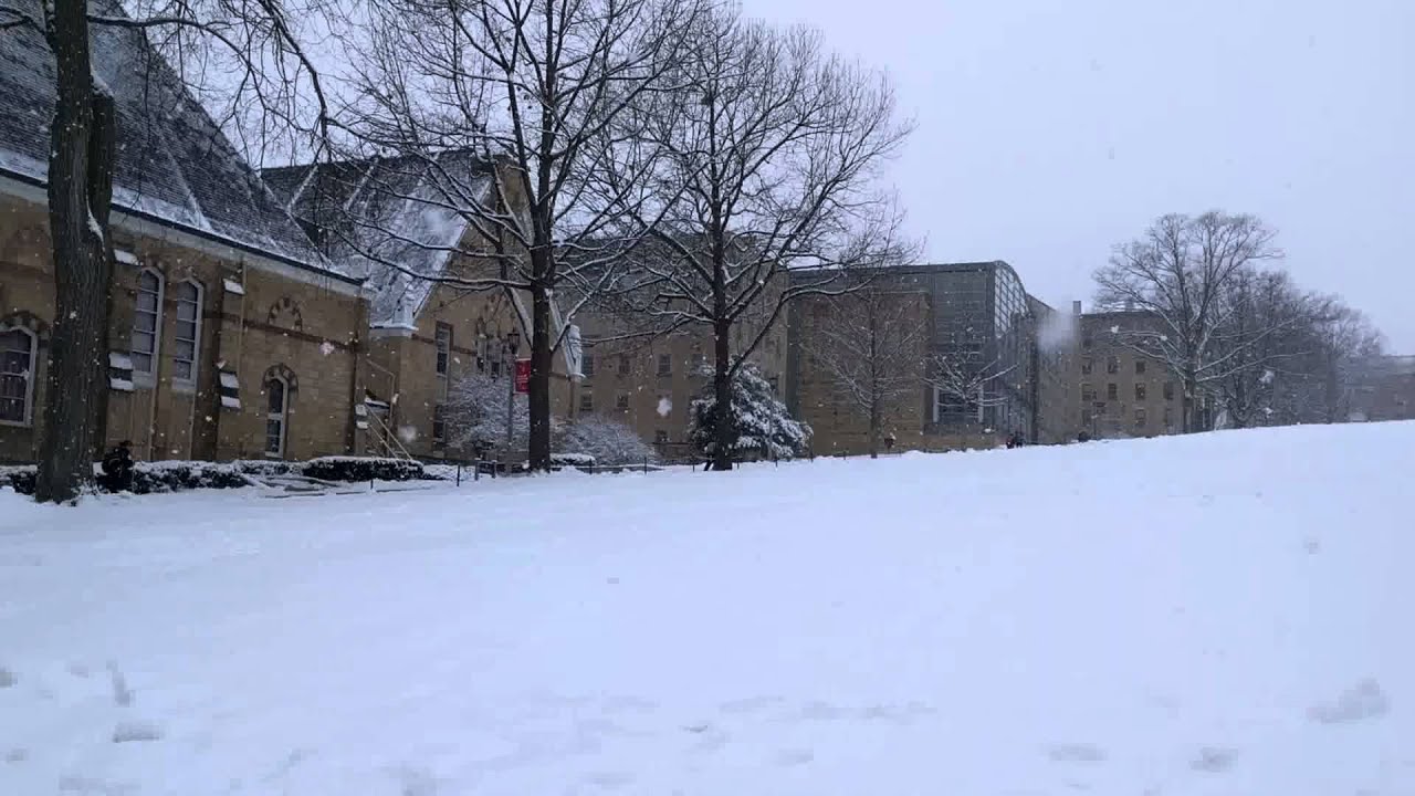 UW Madison's Bascom Hall on a Snowy Day - YouTube