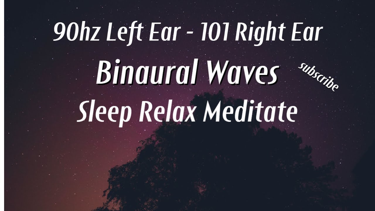 Binaural Alpha Waves * Left Ear 90Hz - Right Ear 101Hz * Best Channel ...
