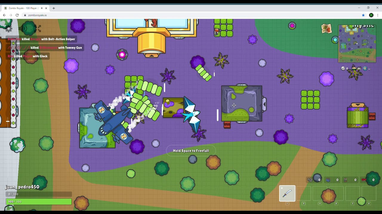 Zombs Royale -100 Player 2D Real Time Battle Royale(Victoria) Harper ...