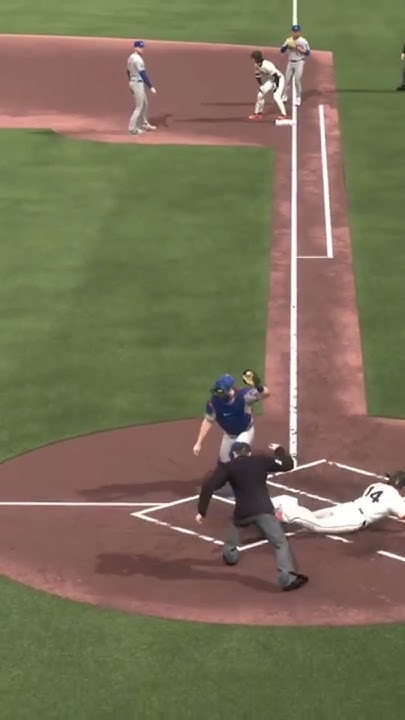 MLB The Show 25 ホーム、タッチアウト - YouTube