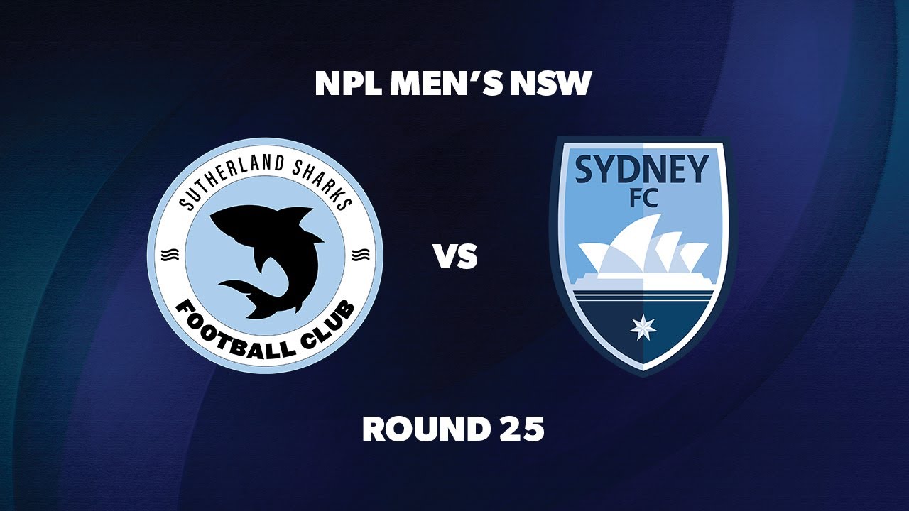 NPL Men’s NSW Round 25: Sutherland Sharks FC v Sydney FC - YouTube