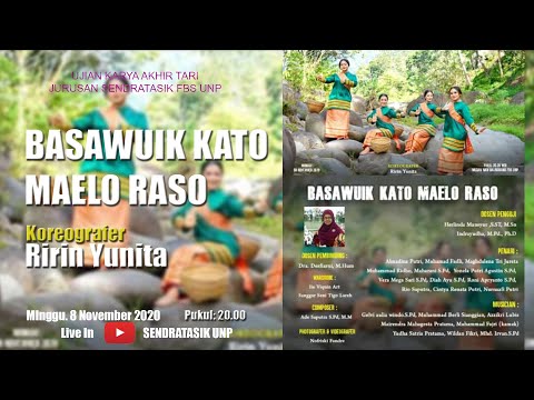 live 🎥 BASAWUIK KATO MAELO RASO Koreografer : Ririn Yunita || Live