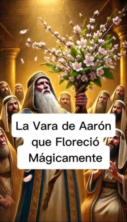 La Vara de Aarón que Floreció Mágicamente #historiasbiblicas #jesus # ...