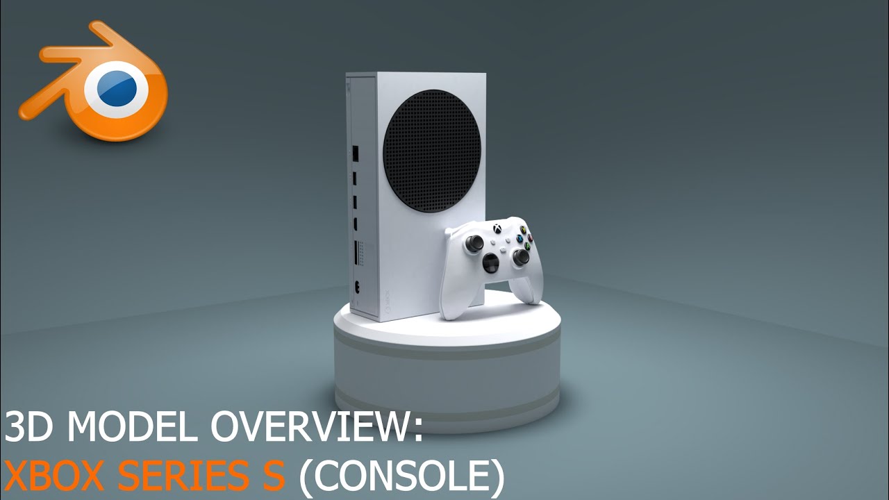 Xbox [SERIES S] [CONSOLE] - 3D Model Overview (Updated) - YouTube