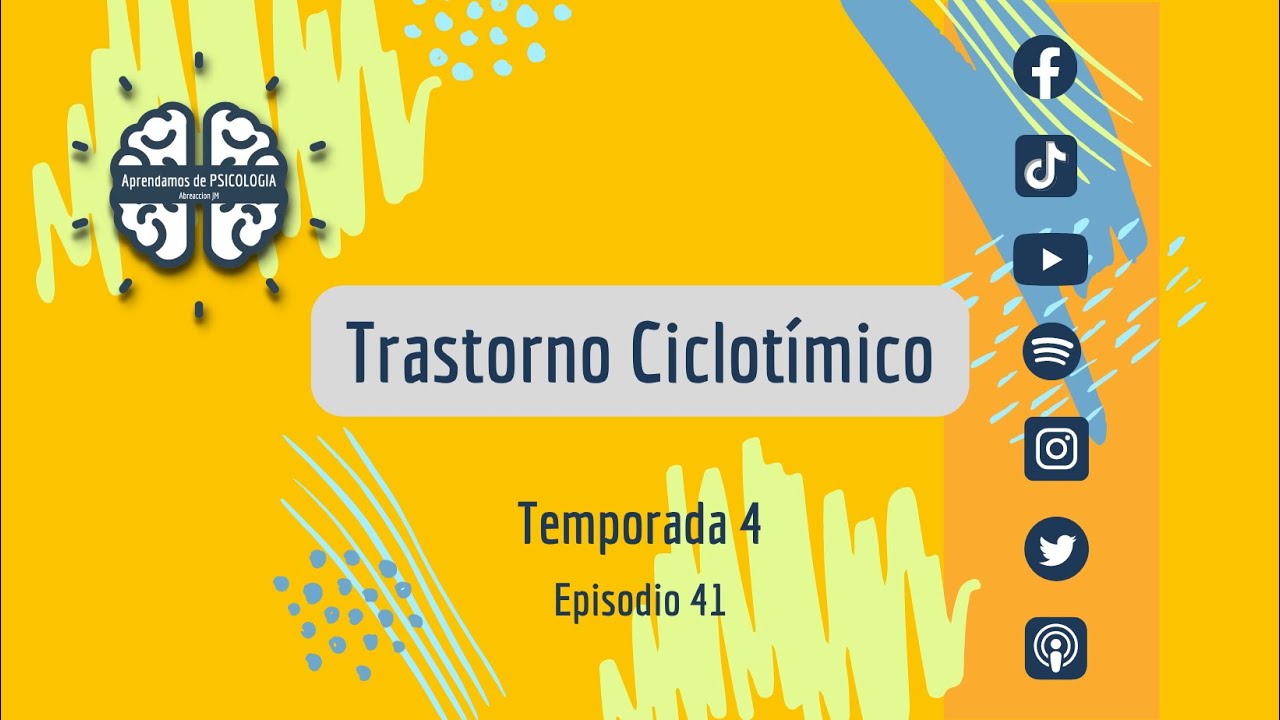 Episodio 41 - Trastrorno CICLOTÍMICO o CICLOTIMIA - YouTube