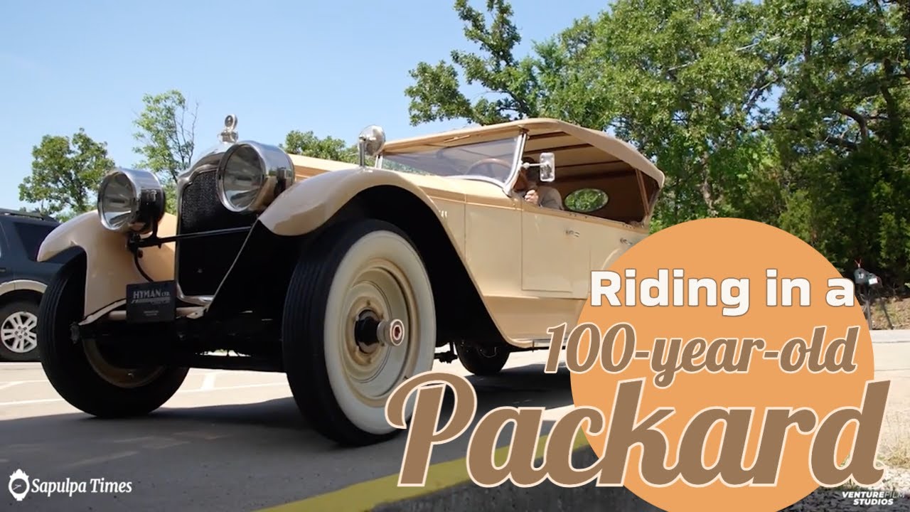 What's it like riding in a 100-year-old Packard? - YouTube