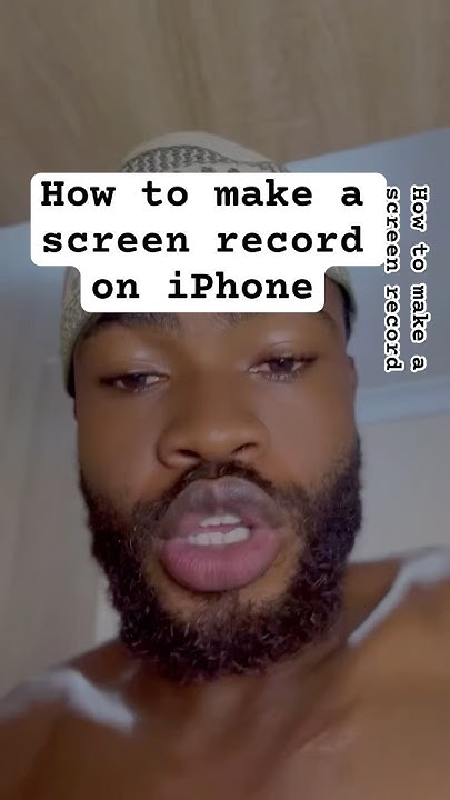 How To Make A Screen Record On Your Iphone ️ ️viral Shorts Howto Screenrecorder Subscribe