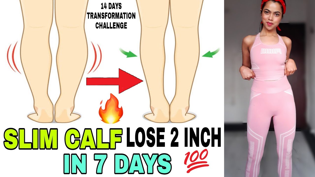 🟢DAY10: LOSE CALF FAT & get TONED LEGS in 14DAYS| 14 DAYS ...