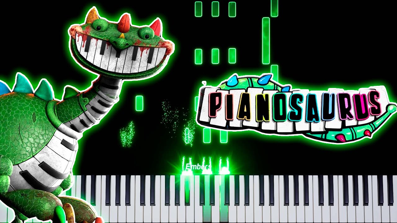 Pianosaurus Commercial Jingle Song - Poppy Playtime Chapter 4 - Piano ...