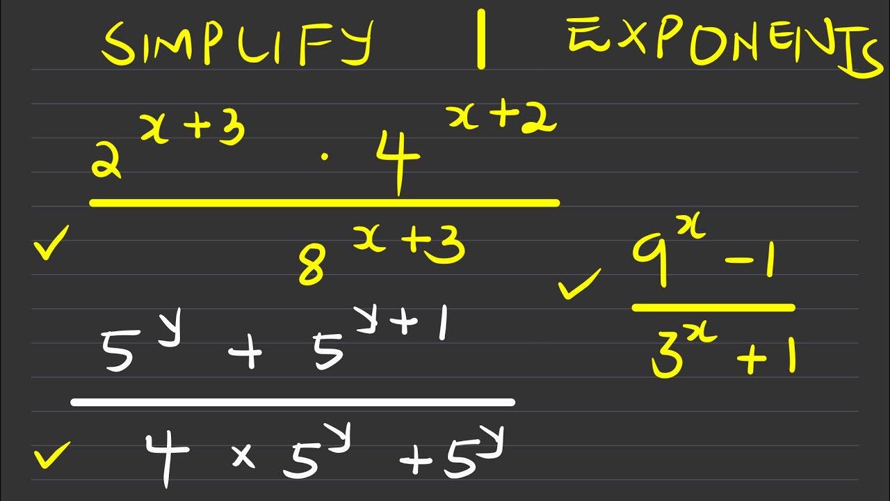 Grade 8 - 10 Mathematics | Exponents Made Easy | Part 2 - YouTube