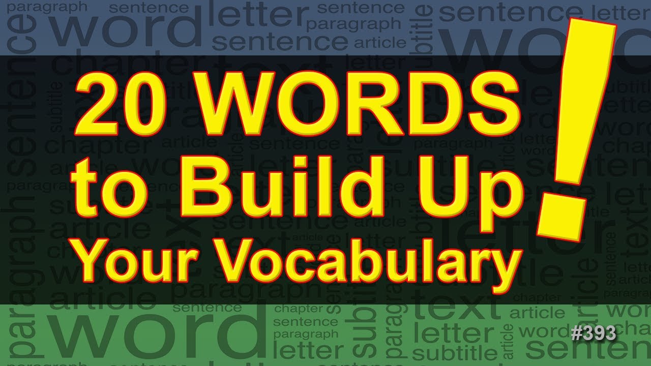 Vocabulary Builder #393 - verbs #synonyms #pronunciation #Inglés # ...