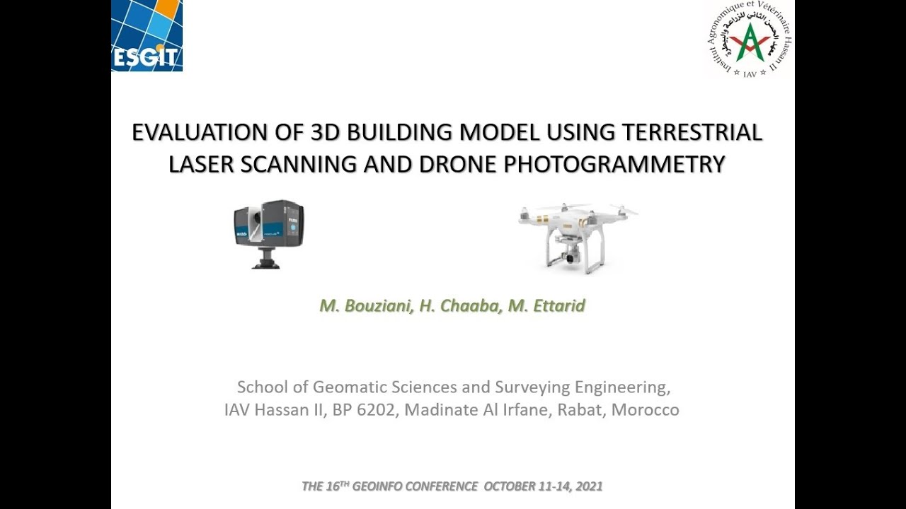 3D BUILDING MODEL USING TERRESTRIAL LASER SCANNING AND DRONE ...