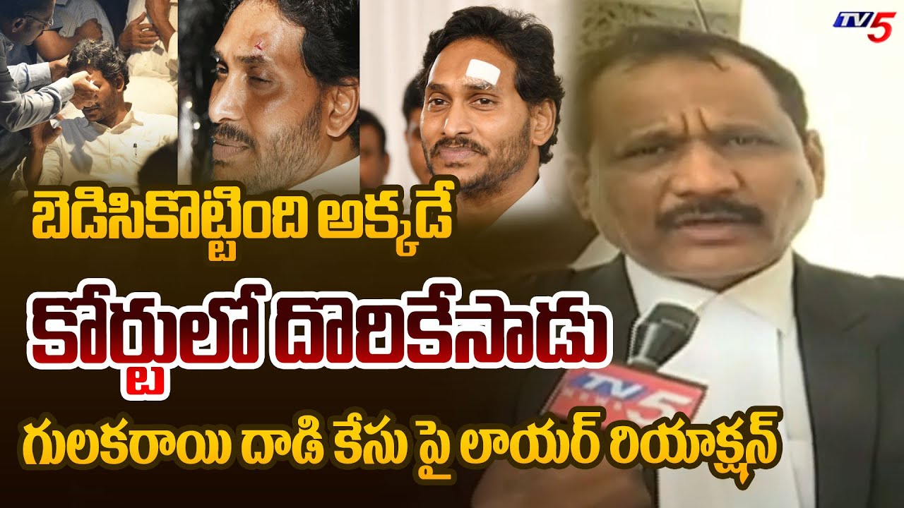 CM Jagan Stone Attack Accused Satish Lawyer Reveals Facts About YS ...