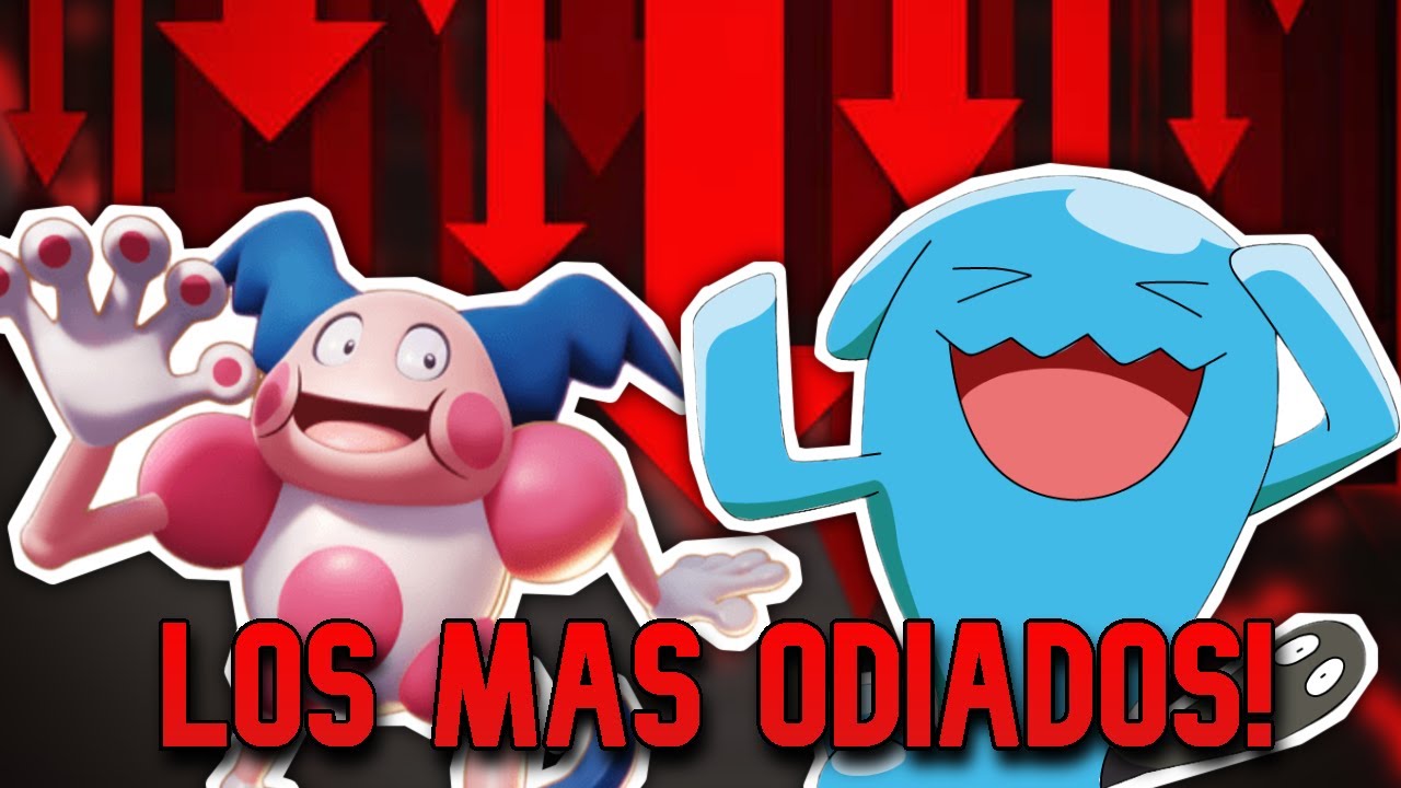 Estos son los Pokemons mas odiados por la comunidad! - YouTube