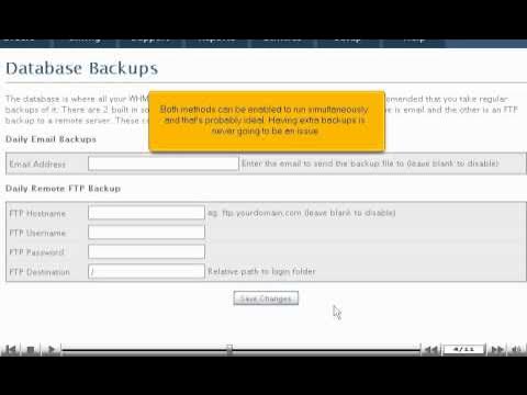 How to enable database backups in WHMCS - WHMCS Tutorials - YouTube