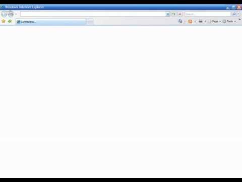 How to set your home page with Internet Explorer 7 - YouTube