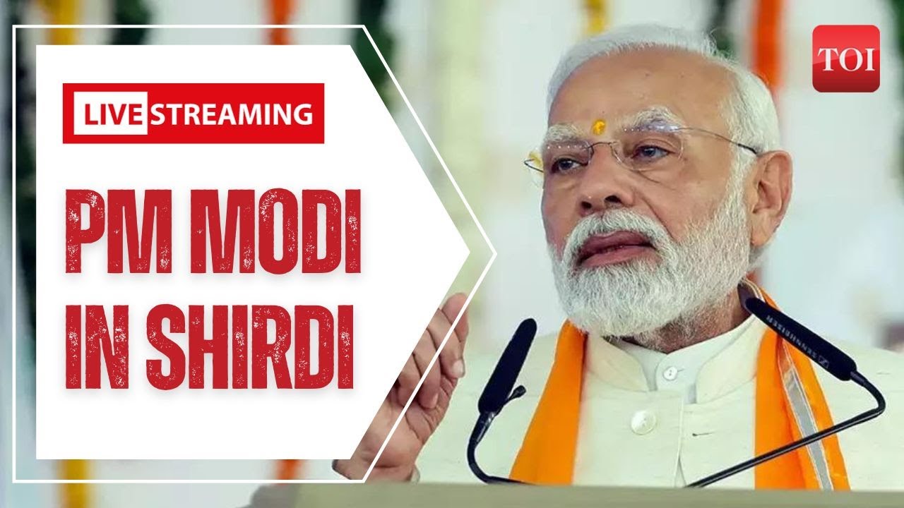 PM Narendra Modi in Shirdi LIVE: Inauguration of multiple projects in ...