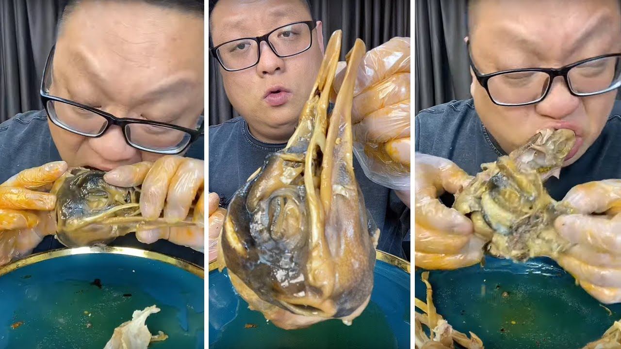 Have you ever tasted farmed ostrich heads? Hometown delicacies. Get 4 ...