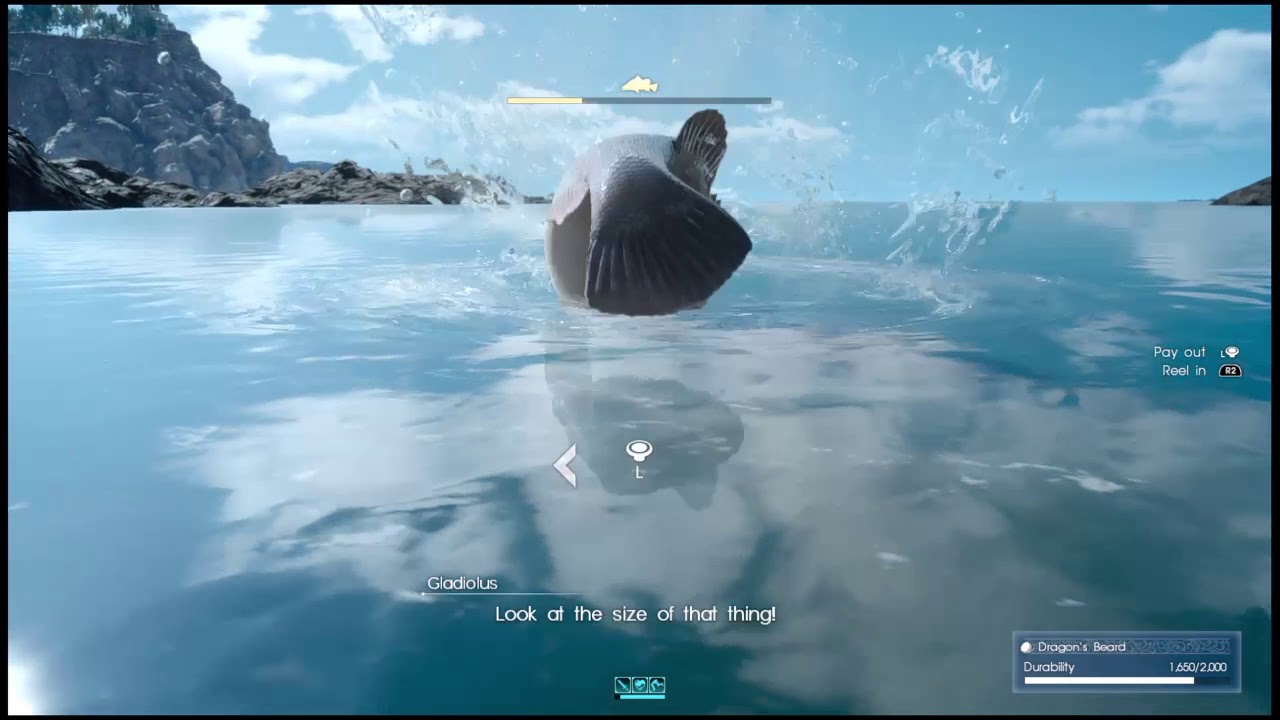 FINAL FANTASY XV - Fishing with kitty Noctis - YouTube