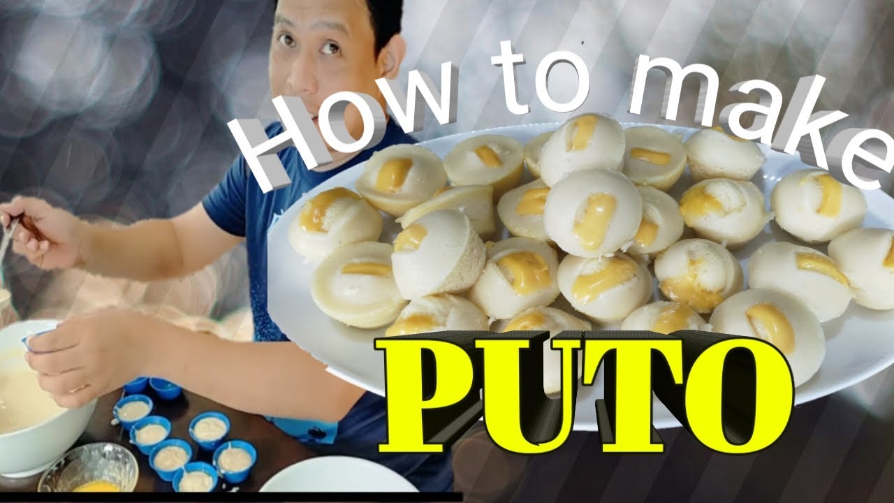 HOW TO MAKE PUTO. PUTO WITH CHEESE - YouTube