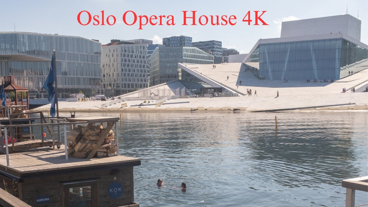 Walking tour on Oslo Opera House - Norway 4K - YouTube
