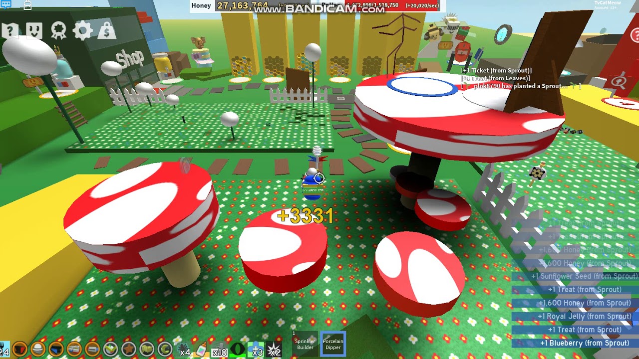 Bee Swarm Simulator Destroy legendary sprout!!! - YouTube