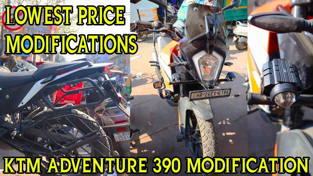 KTM ADVENTURE 390 MODIFICATION | KTM Adventure Accessories | Cheap ...
