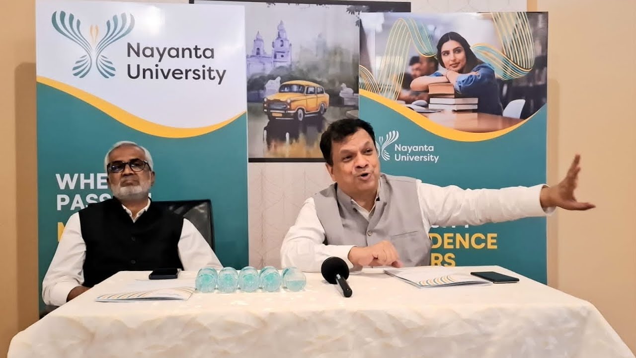 P-1 Shaping Future Leaders: Nayanta University Shares Vision in kolkata.Speaker- Dr.Ranjan ...