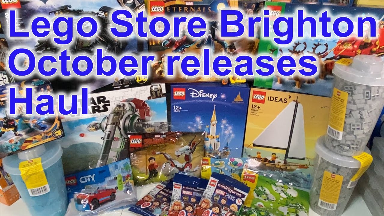 Lego Store Brighton haul | October 2021 releases - YouTube