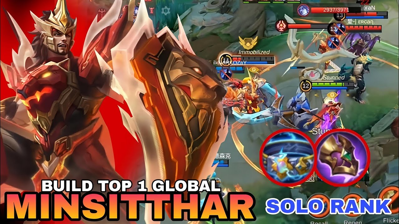 MINSITTHAR ROAM BEST BUILD 2024 | SOLO RANK MINSITTHAR GAMEPLAY ...