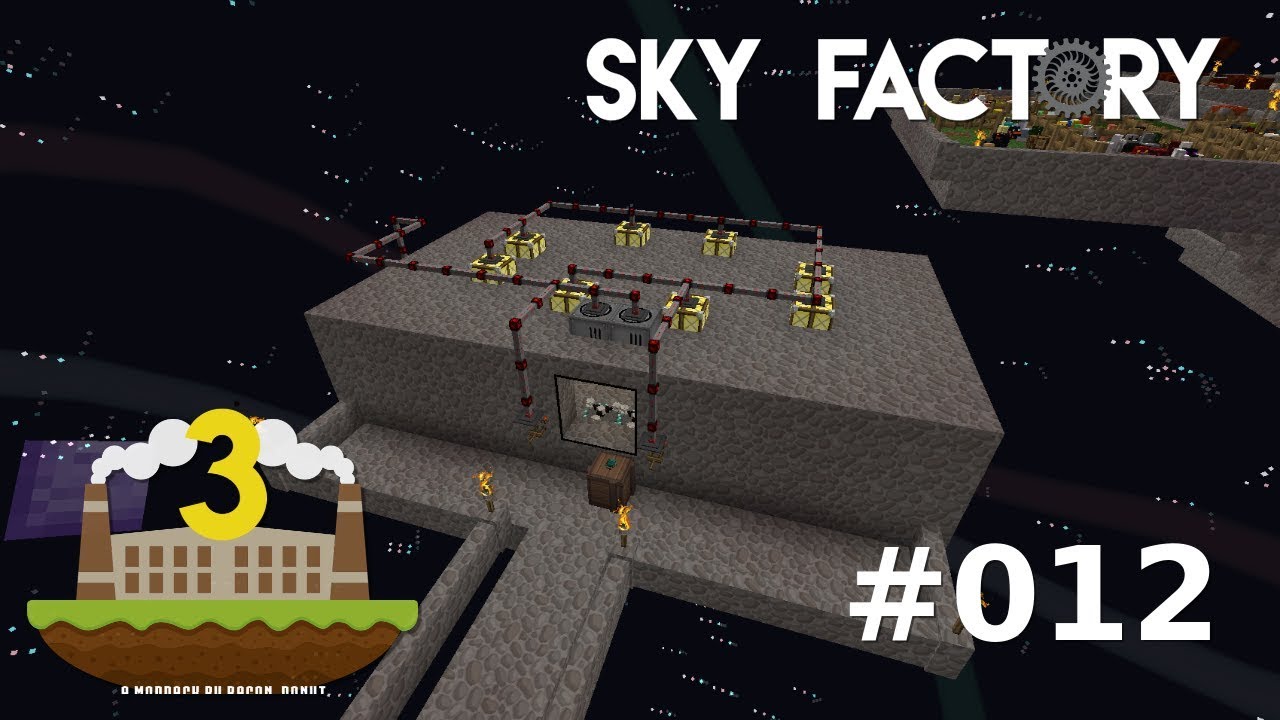 Minecraft FTB [Sky Factory 3] - #012 - Auto mob farm - YouTube