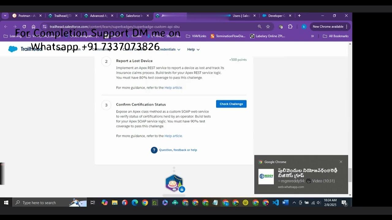 Apex Web Services Superbadge Unit - YouTube