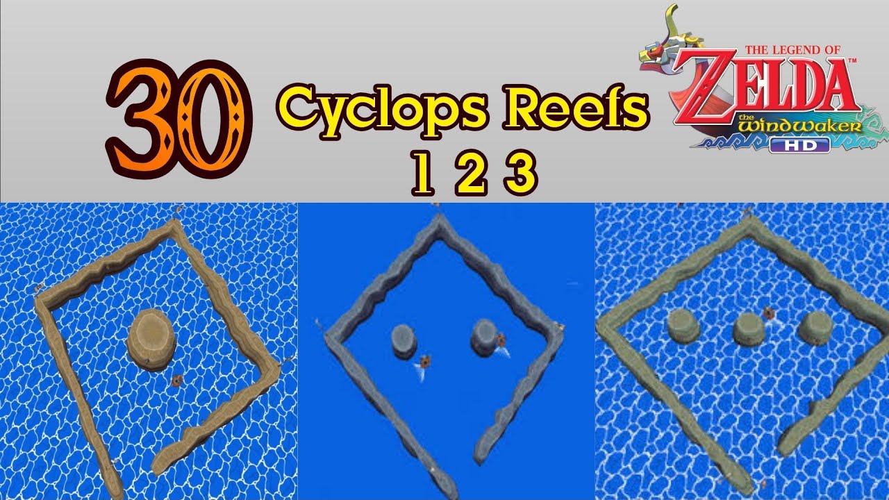 The Legend Of Zelda Wind Waker HD - 1-3 Cyclops Reefs Walkthrough 30 ...