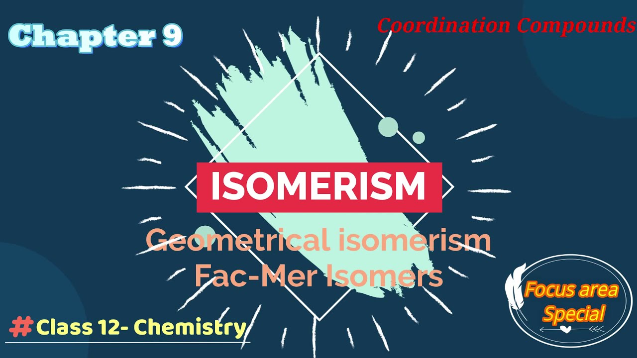 Facial-meridional isomerism-octahedral complex,fac-mer isomers ...