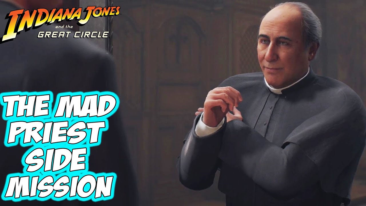 Indiana Jones and the Great Circle - THE MAD PRIEST Full Walkthrough ...