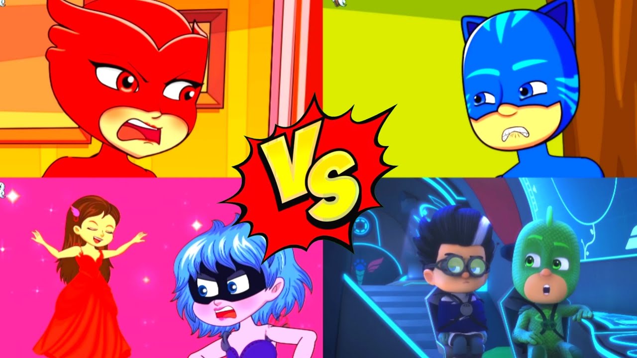 PJ Masks - Romeo 🆚 CatBoy 🆚 Luna Girl 🆚 CatBoy Flying Factor X Dance ...