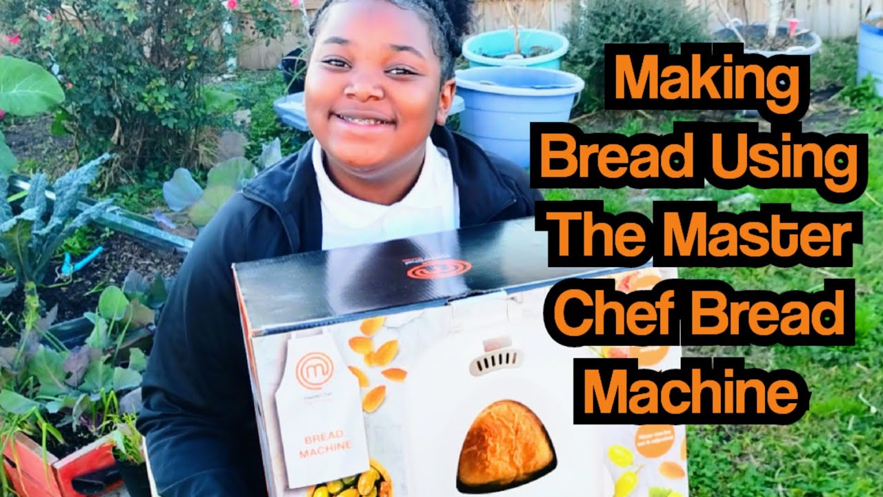 Lil Tnog Make Bread with The Master Chef Bread Machine - YouTube