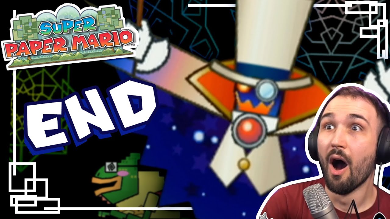 Ending! | Super Paper Mario | Part 9 | Blind Reaction Gameplay - YouTube