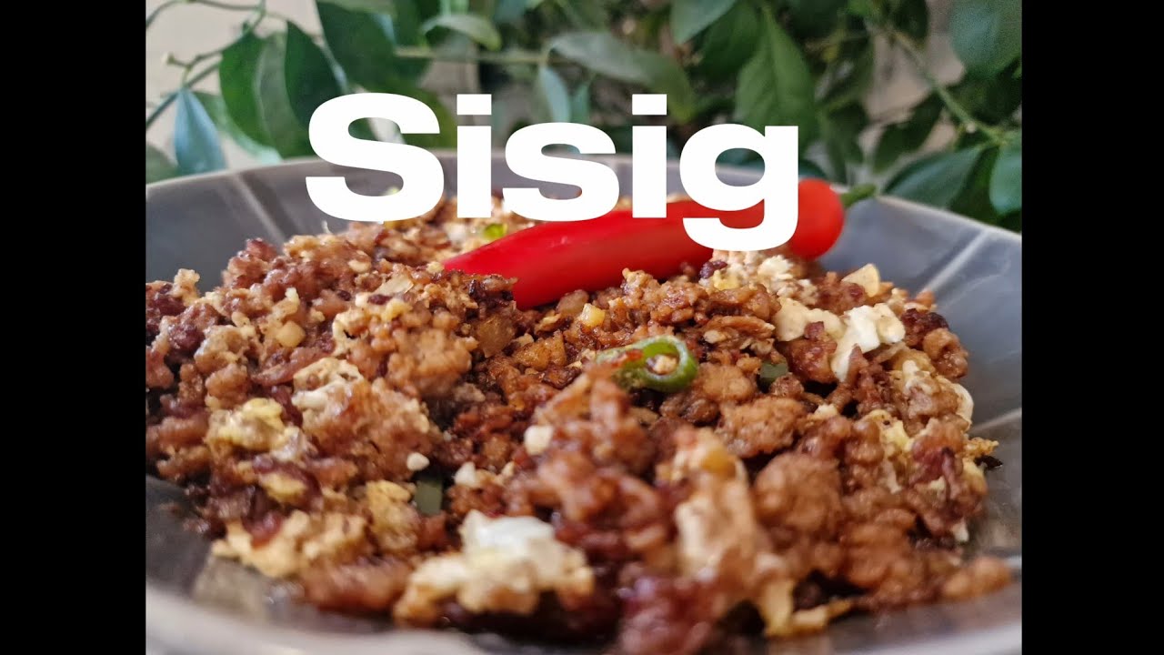 SISIG PORK GINILING MASARAP AT MADALI LANG GAWIN | SIMPOL SISIG NI MCEL ...