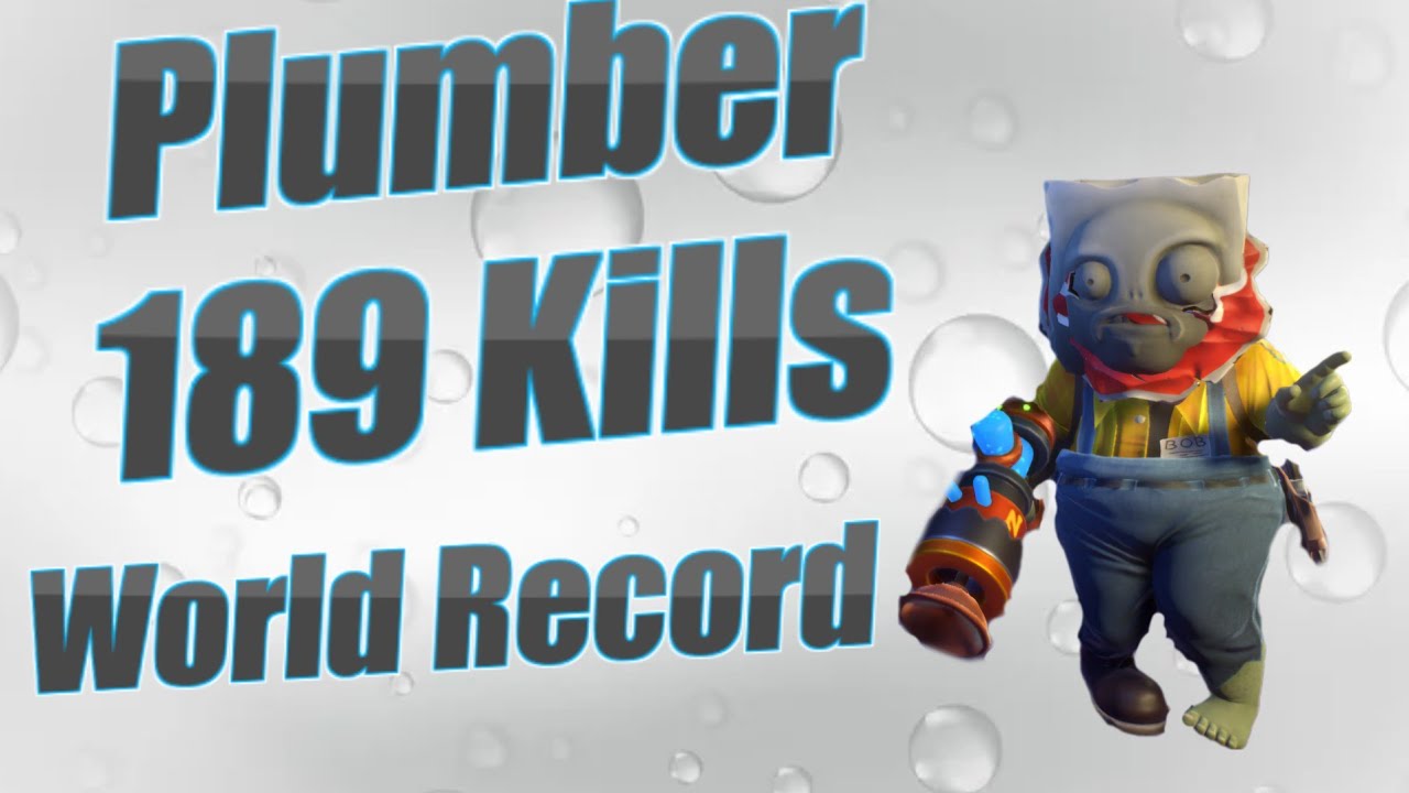 Plumber 189 Kills World Record PvZ GW2 - YouTube