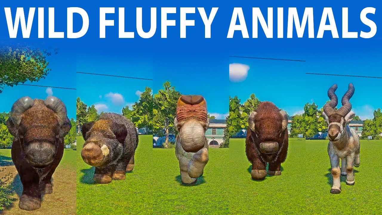 Wild Fluffy Animals Speed Races in Planet Zoo included Addax, Bison ...