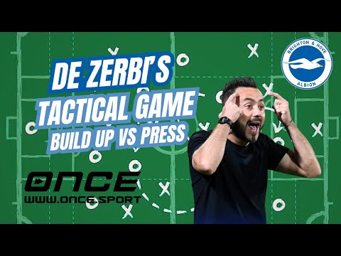 Brighton 10v9 Tactical Game ⚡ De Zerbi Build Up vs High Press Masterclass