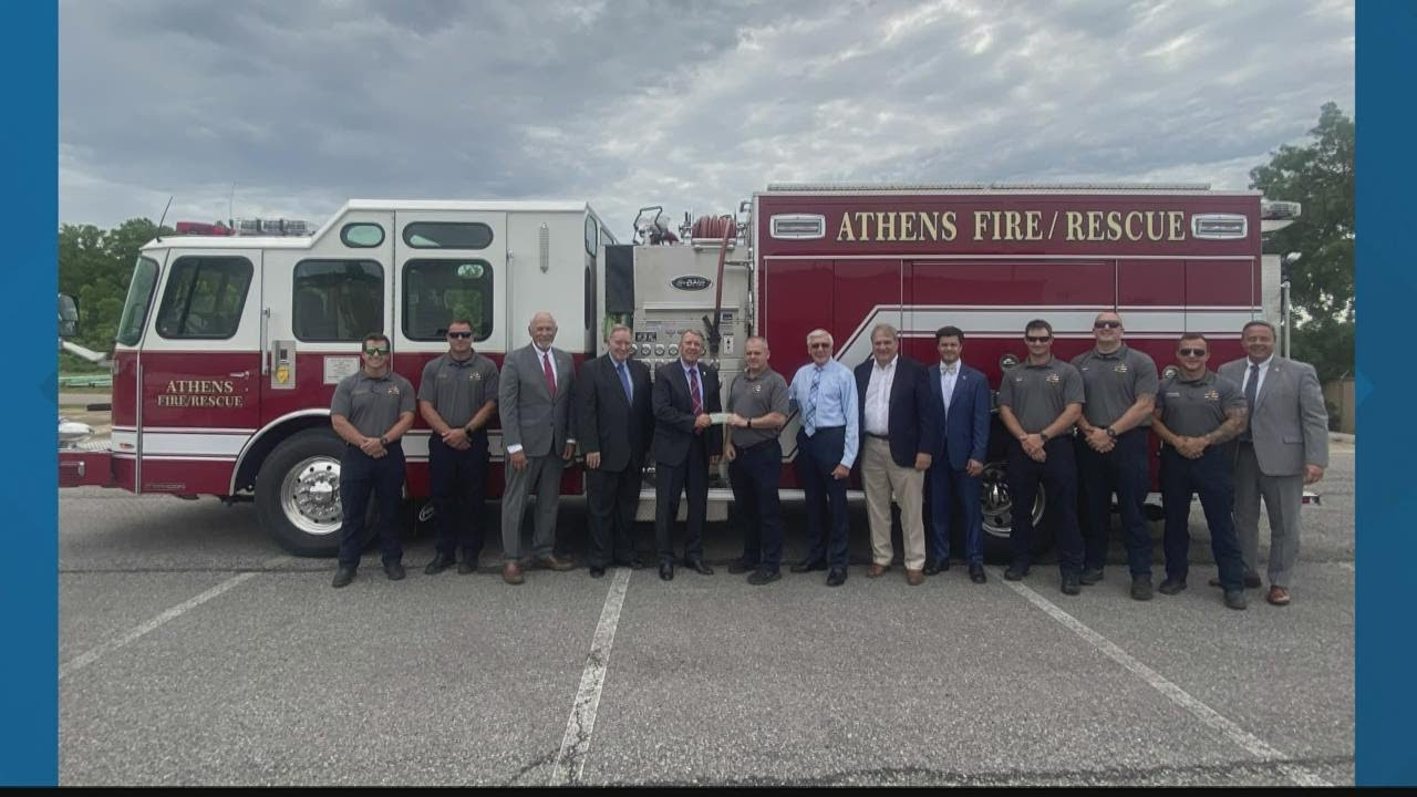 After lifesaving use of AED device, Athens Fire & Rescue receives grant ...