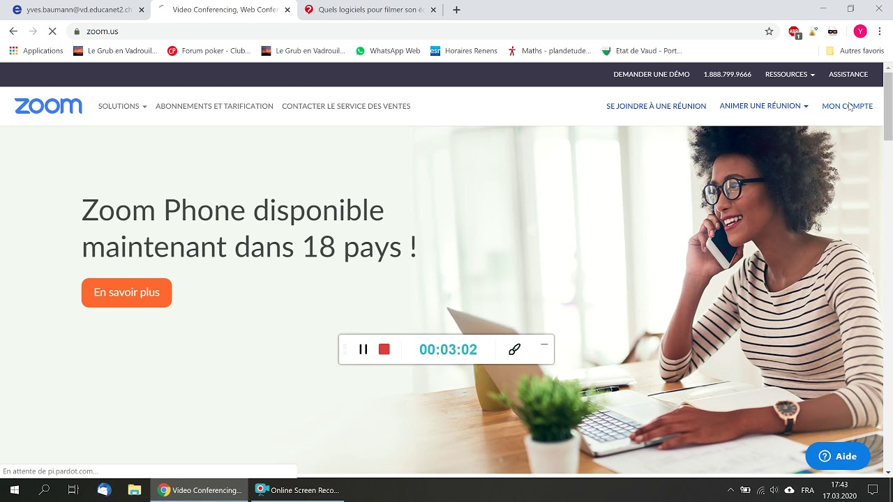 Utilisation de Zoom.us pour faire des réunions à distance - YouTube