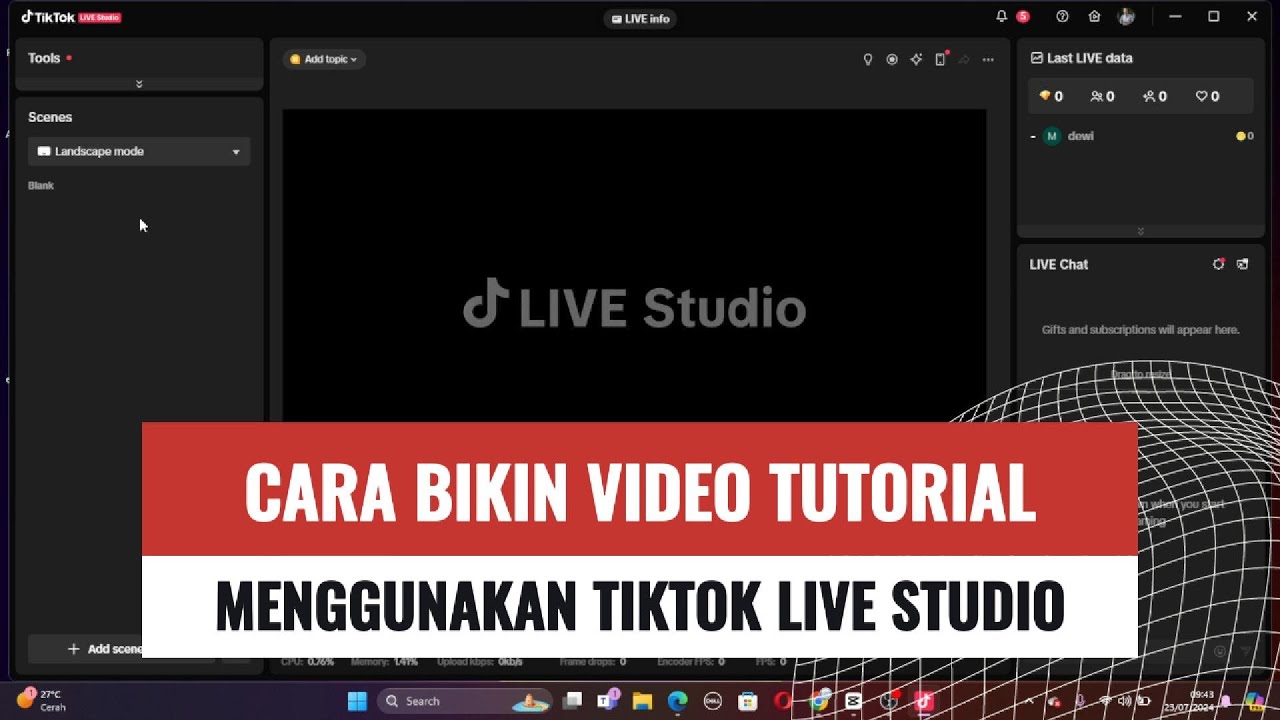 Cara Membuat Video Tutorial dengan Menggunakan Aplikasi Tiktok Live ...