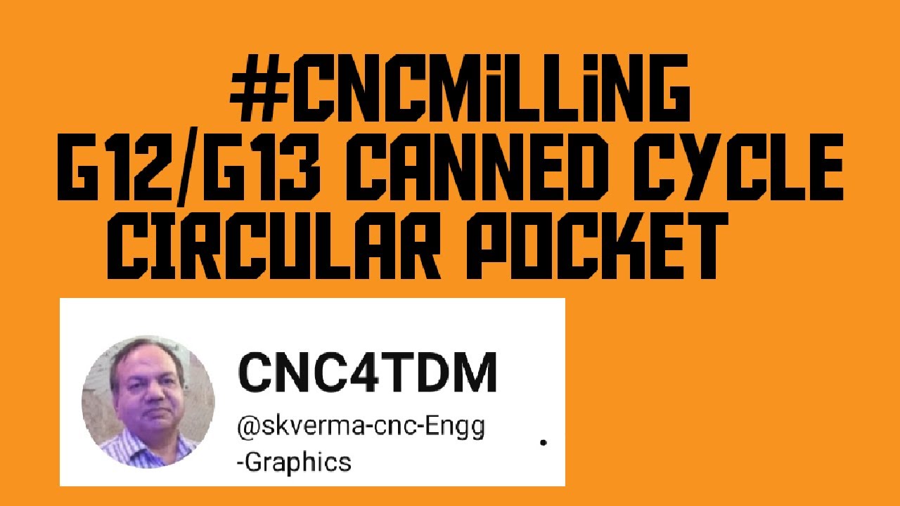 CIRCULAR POCKET #cncmilling #cnc G12/G13 canned cycle HAAS & Fanuc ...