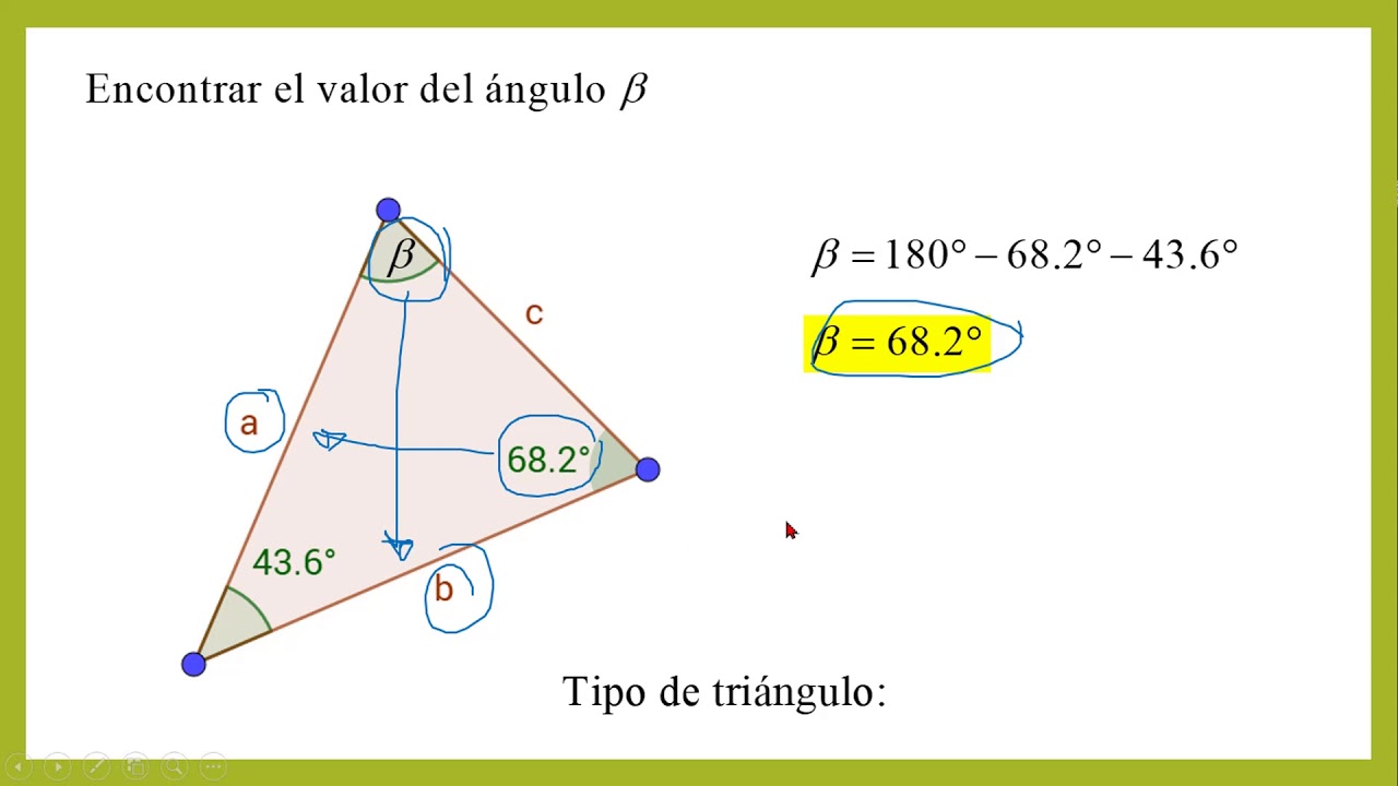 TRIÁNGULOS OBLICUÁNGULOS - YouTube